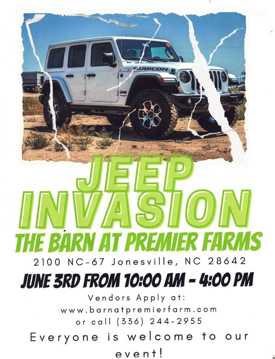 Jeep Invasion - Yadkin Valley, NC